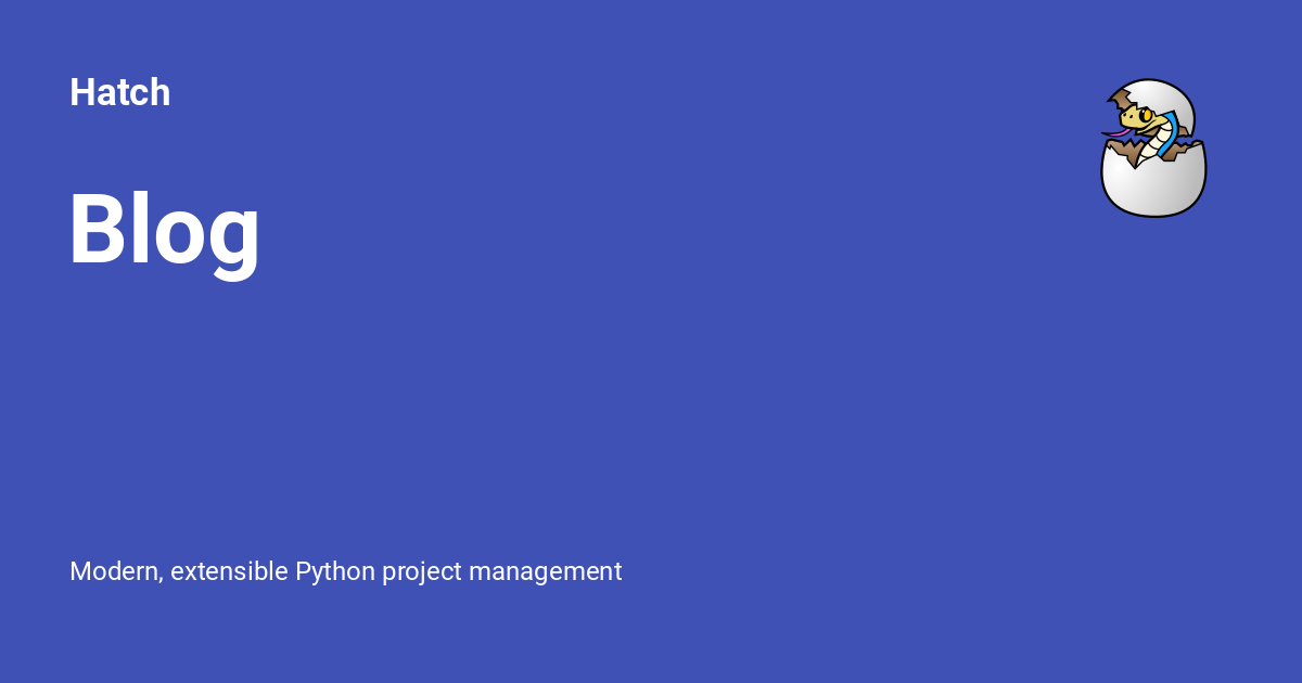 Blog - Hatch