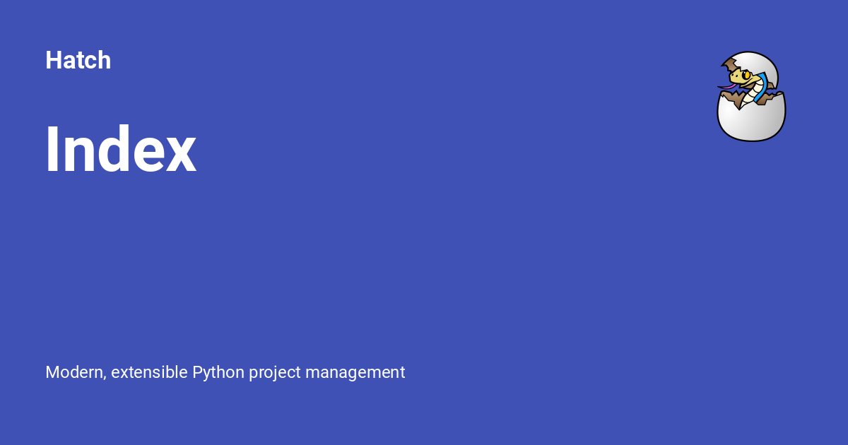 Index - Hatch