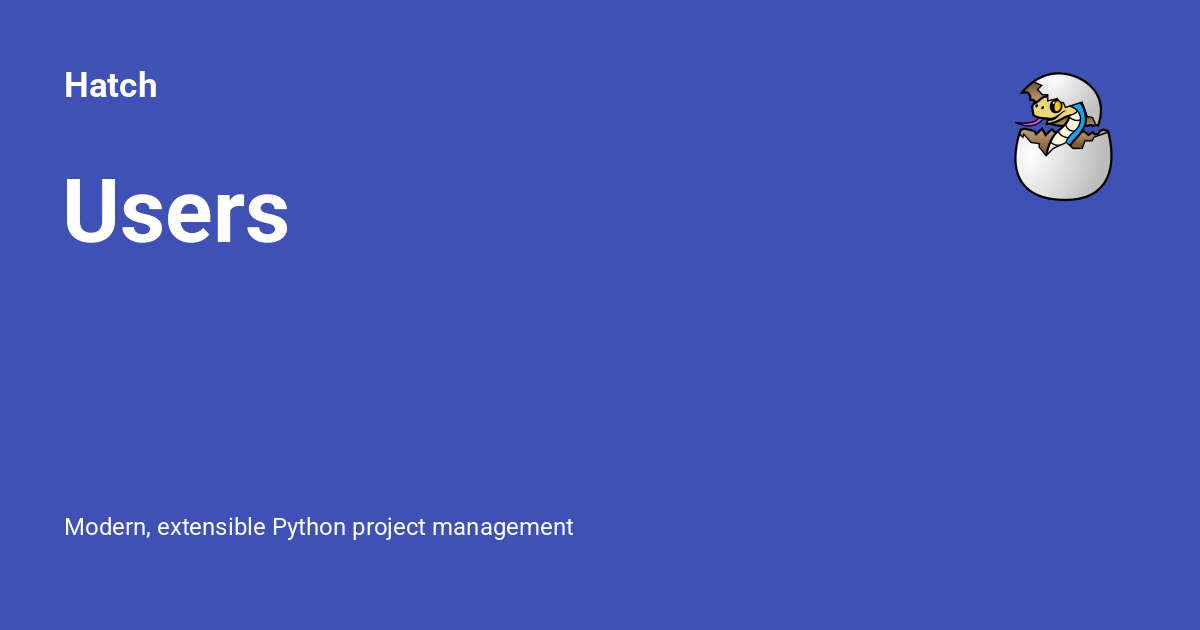 Users - Hatch