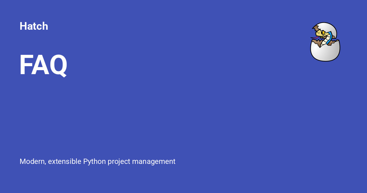 FAQ - Hatch